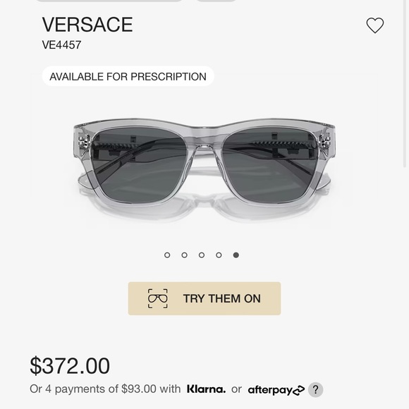 Versace | Accessories | Authentic Versace Sunglasses Brand New Never ...